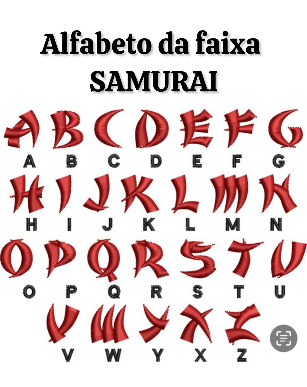 Faixa serie SAMURAI Personalizada - Iron Belts